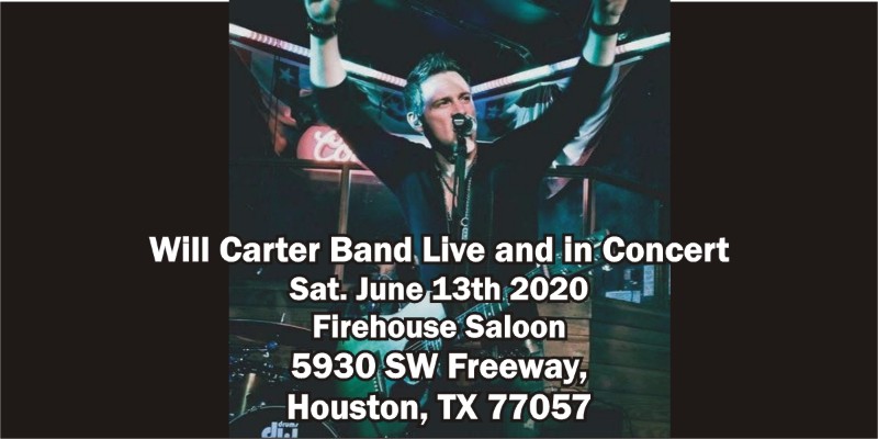 Will Carter Band Live and in Concert • FunThingsTexas.com